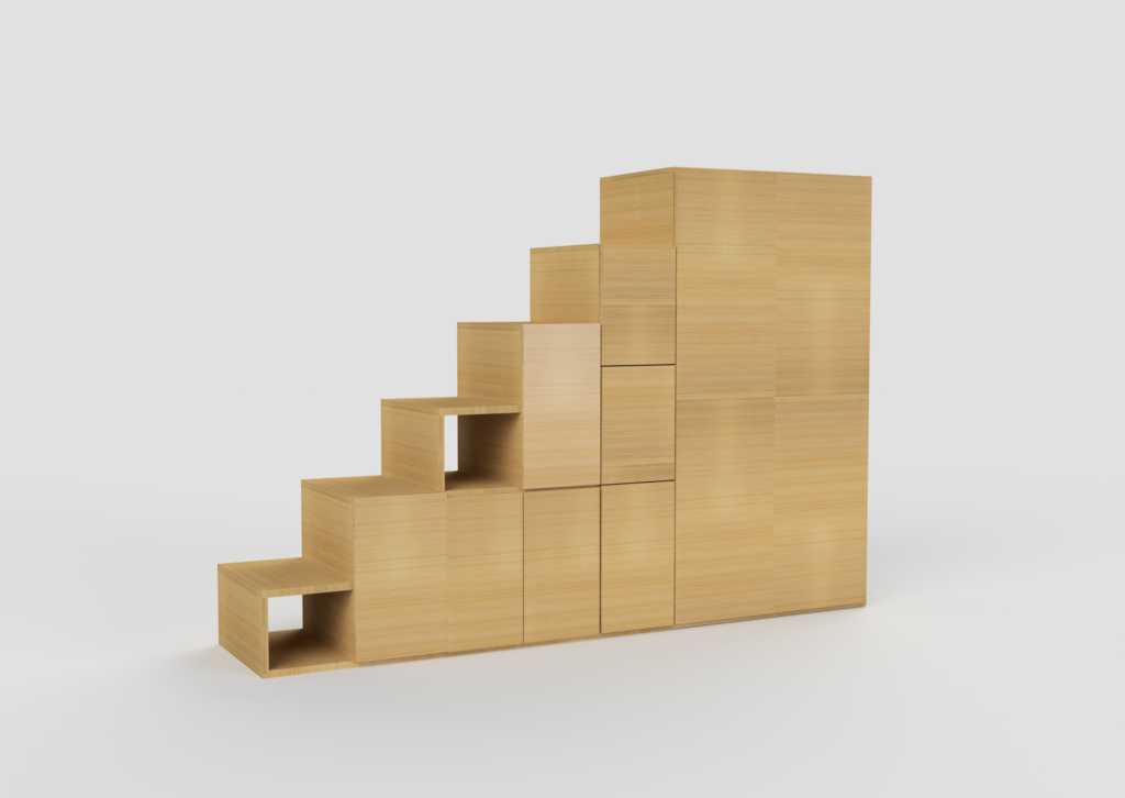 Customizable Tiny Home Loft Stairs